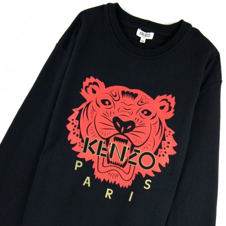 PULL KENZO NOIR ROUGE OR