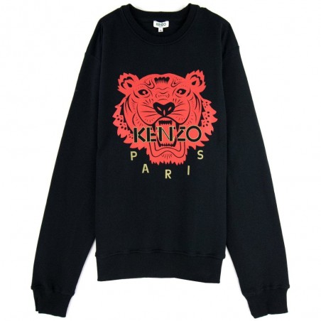 PULL KENZO NOIR ROUGE OR