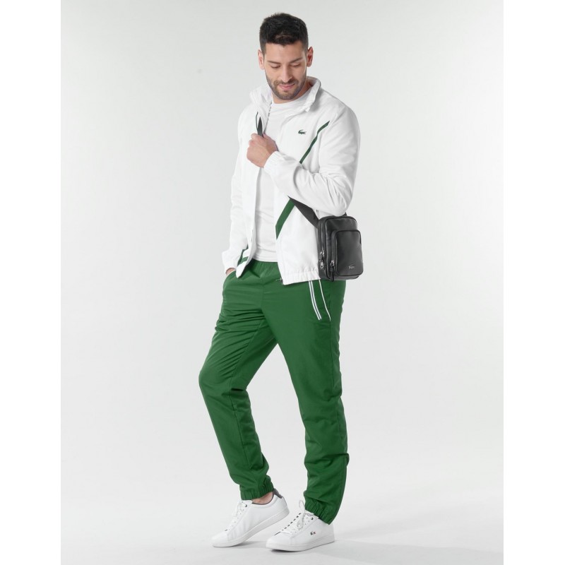 LACOSTE SPORT ENSEMBLE DE SURVETEMENT BLANC / VERT